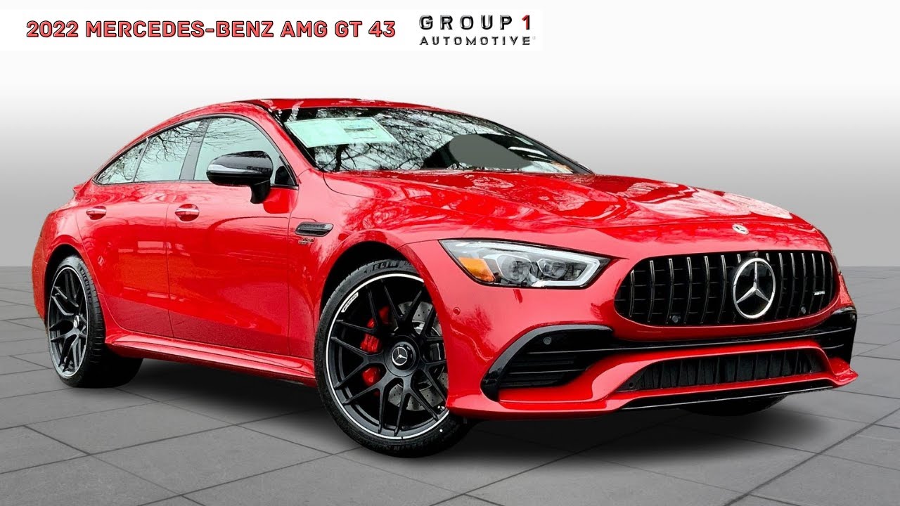 2022 Mercedes-Benz AMG GT 43 4-Door Coupe | Jupiter Red - YouTube