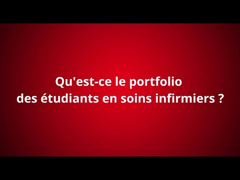 Portfolio étudiant infirmier - YouTube