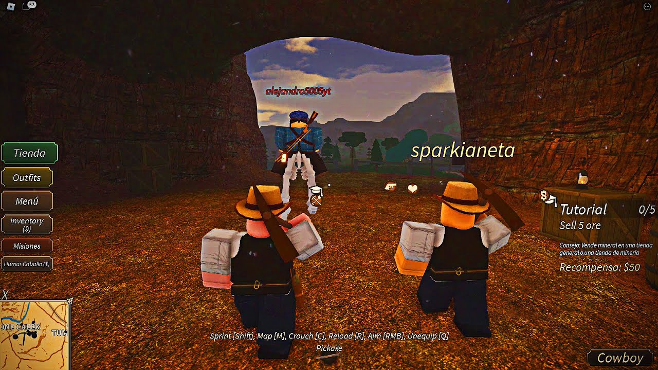 🐴 PRIMEROS PASOS PARA COMENZAR EN WESTBOUND ROBLOX! ⛏🤠 GAMEPLAY ...