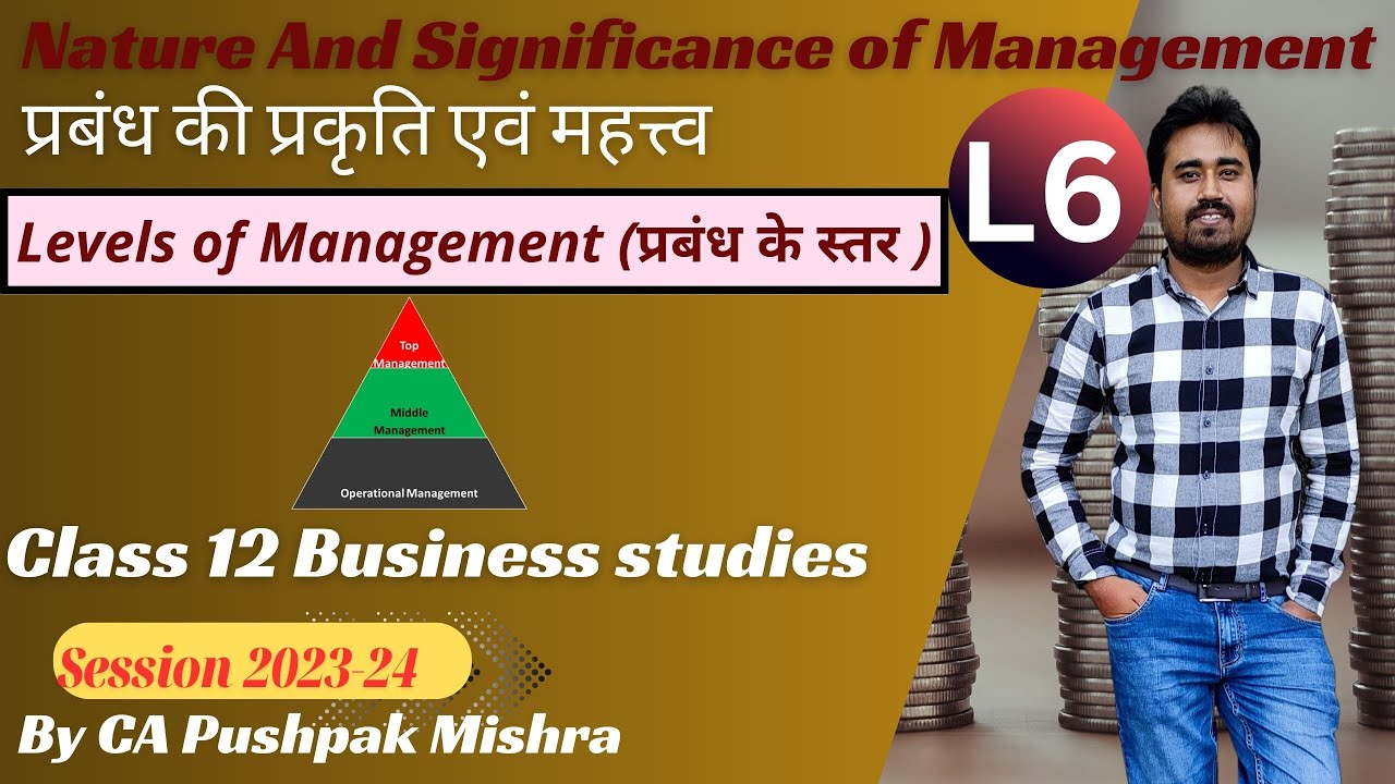 LEVELS OF MANAGEMENT I Nature And Significance of Management - L6 I ...