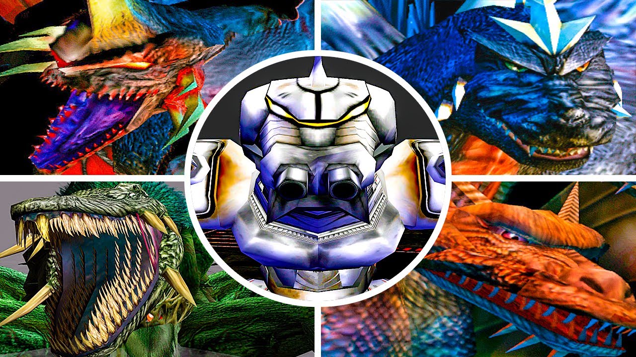 Godzilla Generations: Maximum Impact - All Bosses & Ending | 4K ULTRA ...