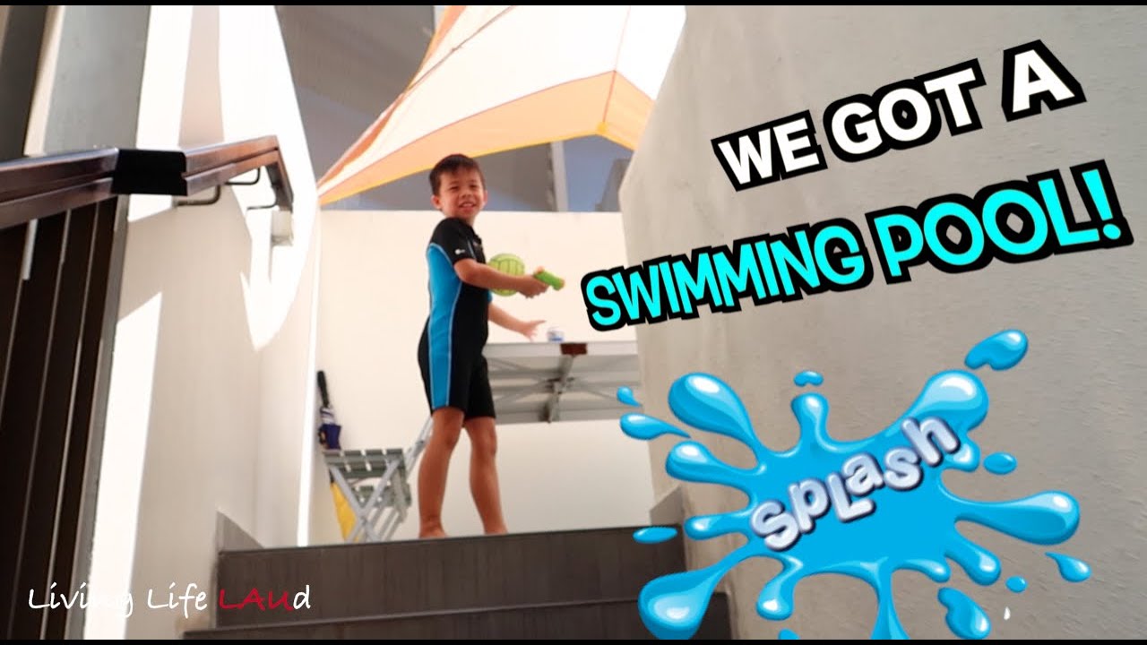 WE GOT A SWIMMING POOL! (INTEX FAMILY SWIM CENTRE) | EP:139 - YouTube