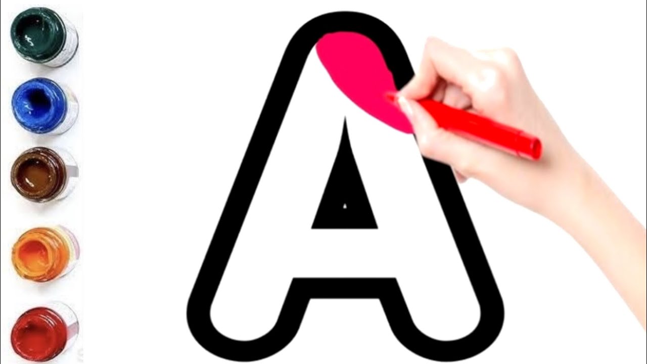 "🎨 Learn to Draw & Paint the Alphabet A to Z: Fun for Kids & Toddlers ...