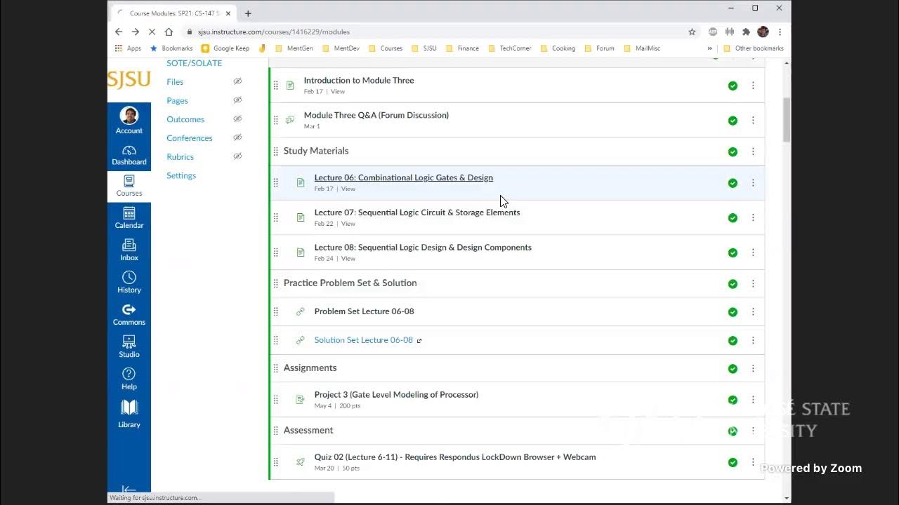 CS147: Spring 2021, Day 06 - YouTube