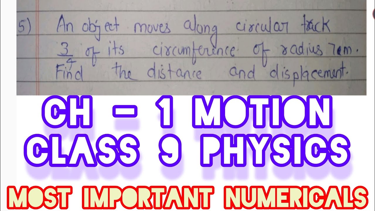 Motion Class 9 Numerical YouTube motion-class-9-numerical-youtube