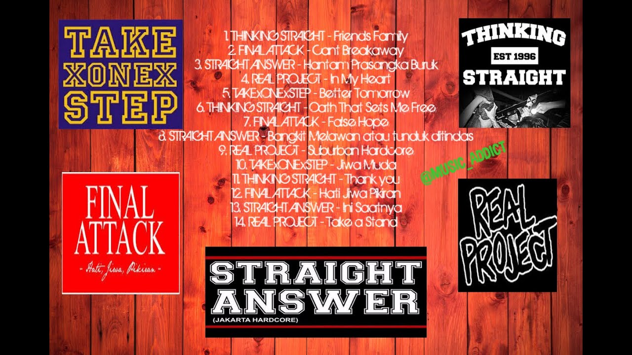 🎧 KOMPILASI HARDCORE INDONESIA - (STRAIGHT ANSWER - THINKING STRAIGHT ...