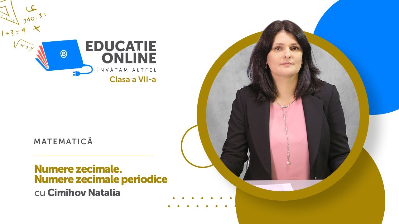 Matematică, Clasa a VII-a, Numere zecimale. Numere zecimale periodice - YouTube