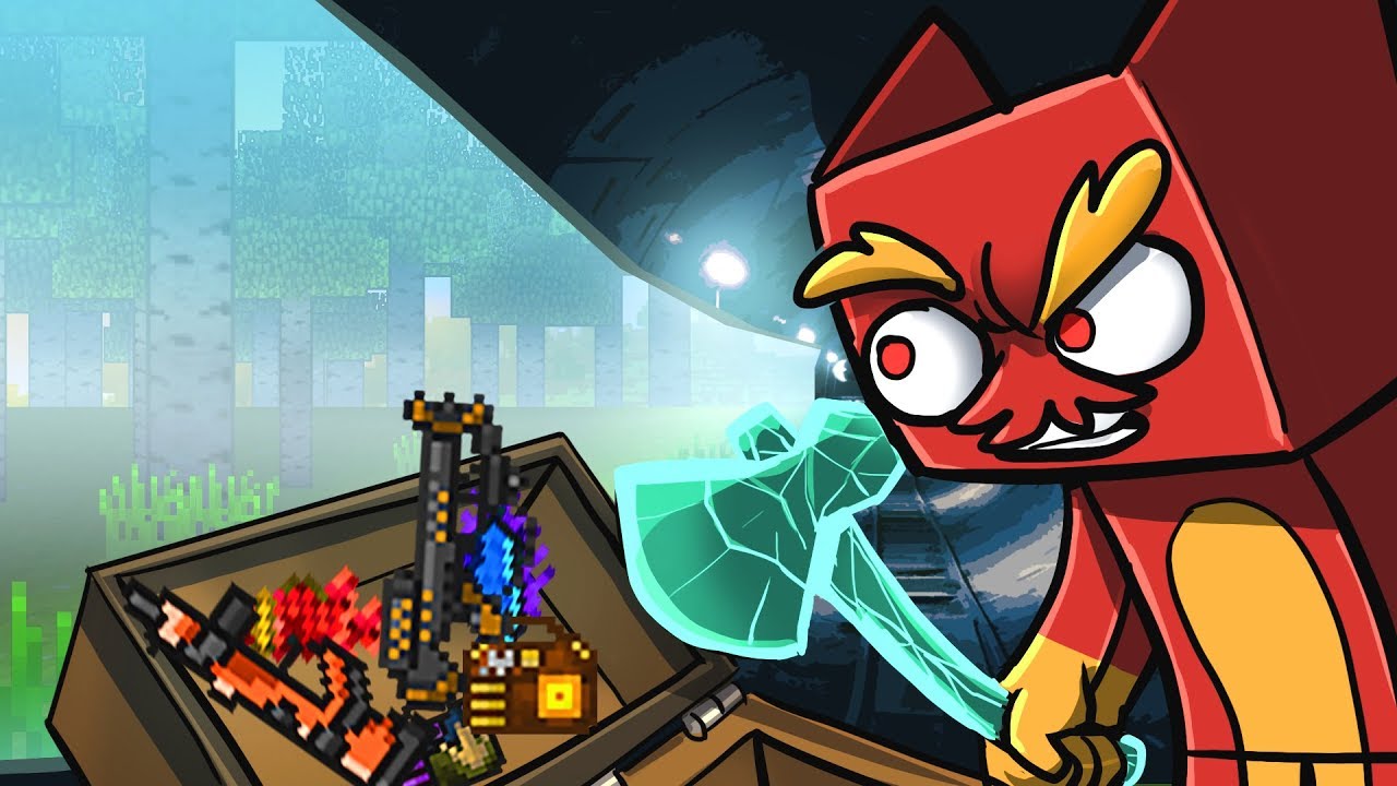 Minecraft - UNDERGROUND CRAFTING LABORATORY IN SCRAMBLE CRAFT! - YouTube