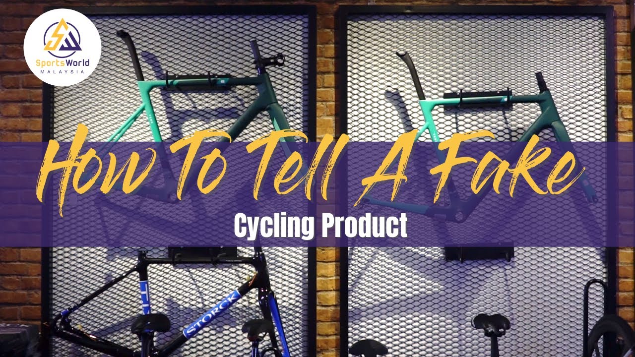 How To Tell A Fake Cycling Product - YouTube