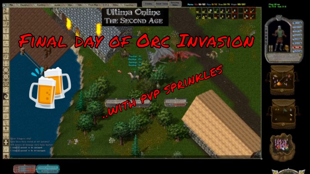 Ultima Online UOSA Second Age: Orc Invasion Final Day with PVP ...