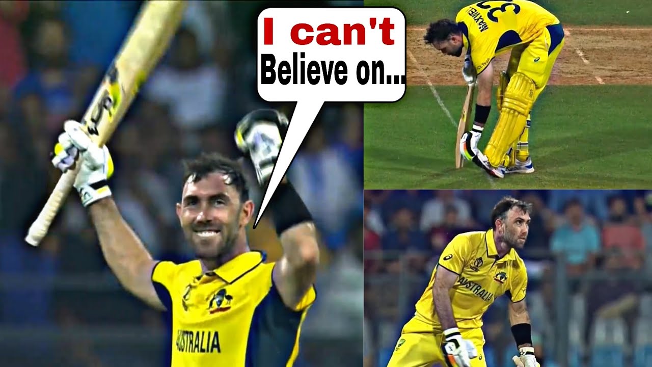 Glenn Maxwell unbelievable inning 201 runs and Match won against ...