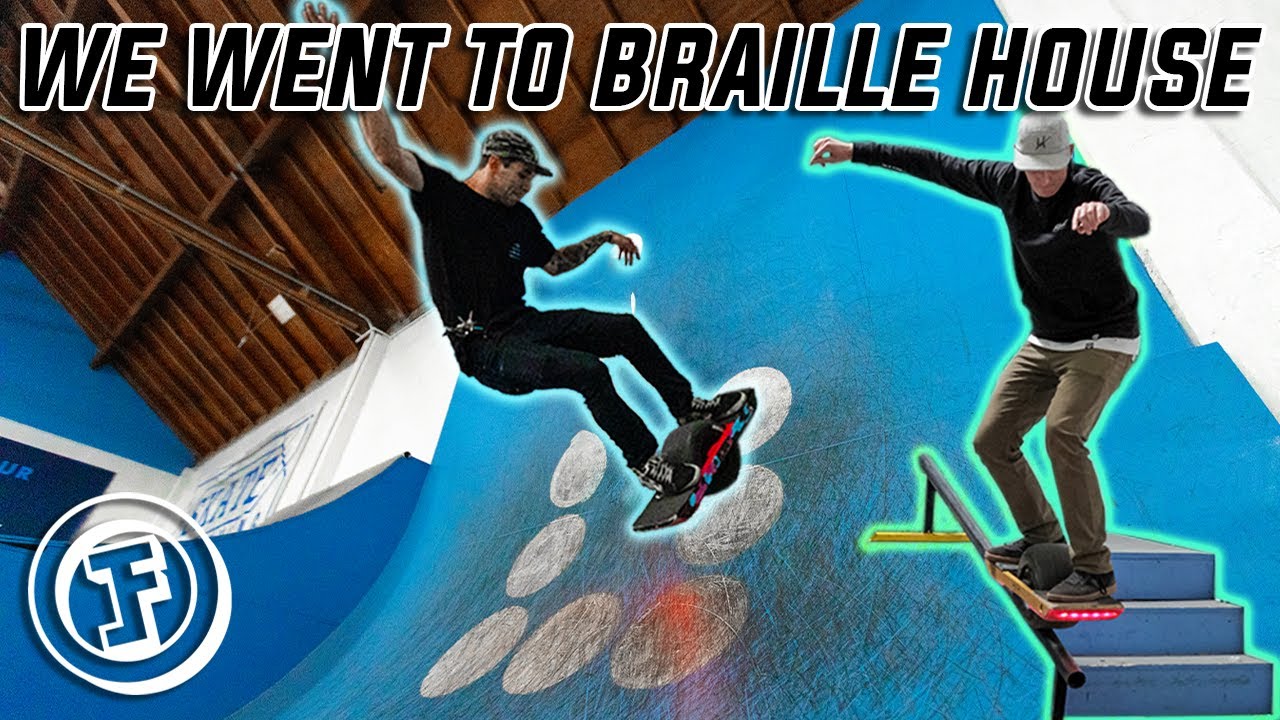 ONEWHEELS AT THE BRAILLE HOUSE | Braille Skate trip pt. 1 - YouTube