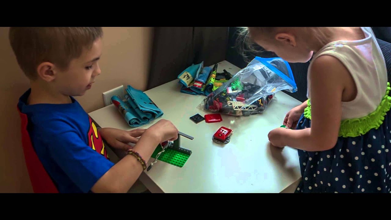 Kids Playing With Legos - YouTube