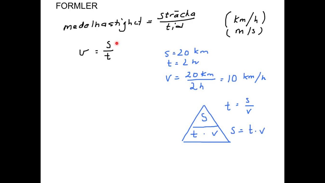 Formler - bryta ut variabler - YouTube