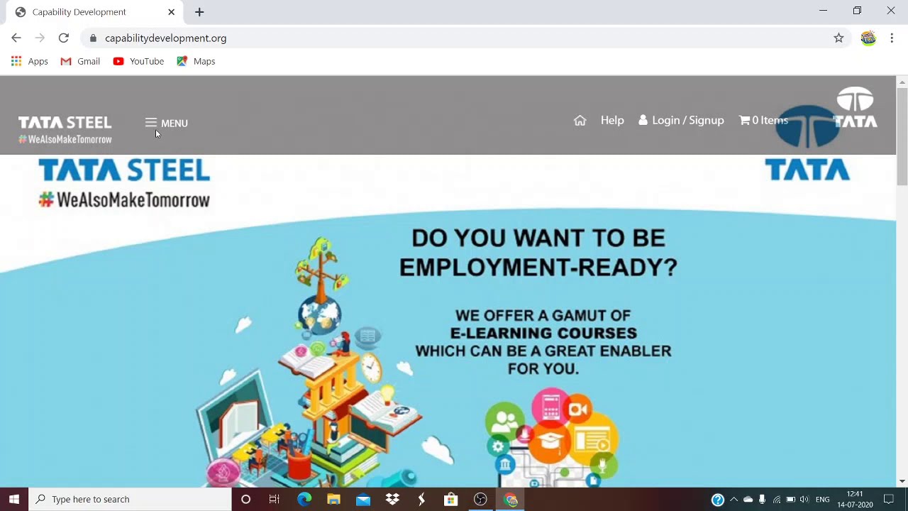 E- learning programs and webinar's organised by tata steel. - YouTube