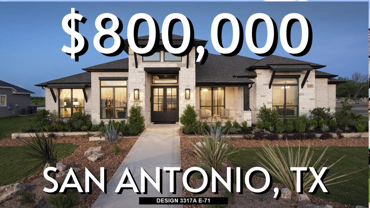 $800,000 NEW CONSTRUCTION HOMES FOR SALE ON A HALF ACRE IN SAN ANTONIO ...
