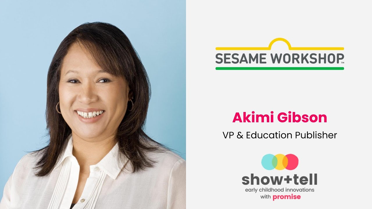 Show+Tell Expert Talk with Akimi Gibson, Sesame Workshop - YouTube