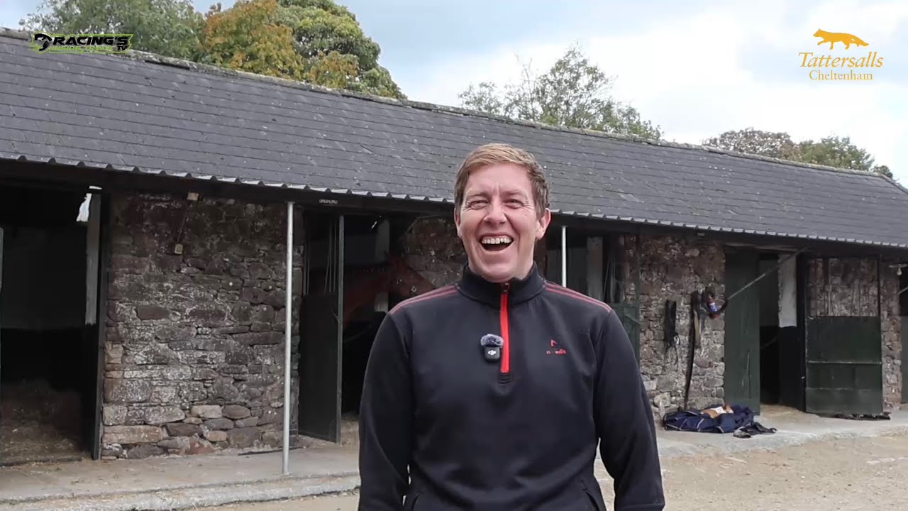 Stable visit with Declan Queally who has a team of exciting novices ...