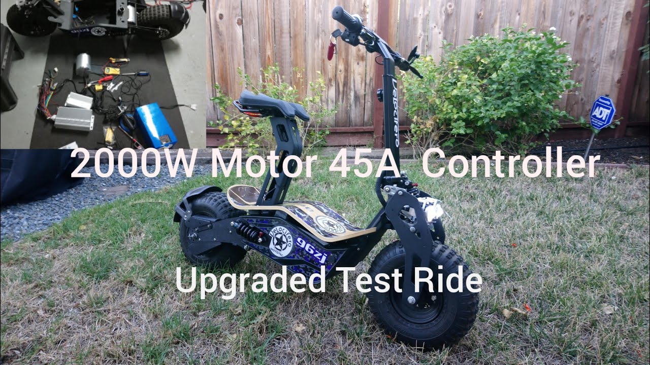 Modify Mototec Mad 48V 2000W 45A Kunray Kit 34+mph Velocifero Electric ...