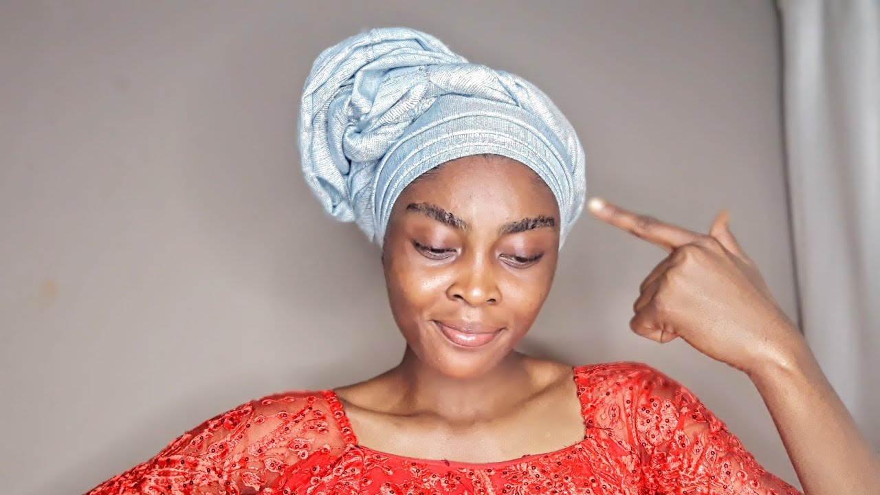 STRUGGLING WITH YOUR GELE? TRY THIS SIMPLE STYLE IN LESS THAN 2 MINUTES ...