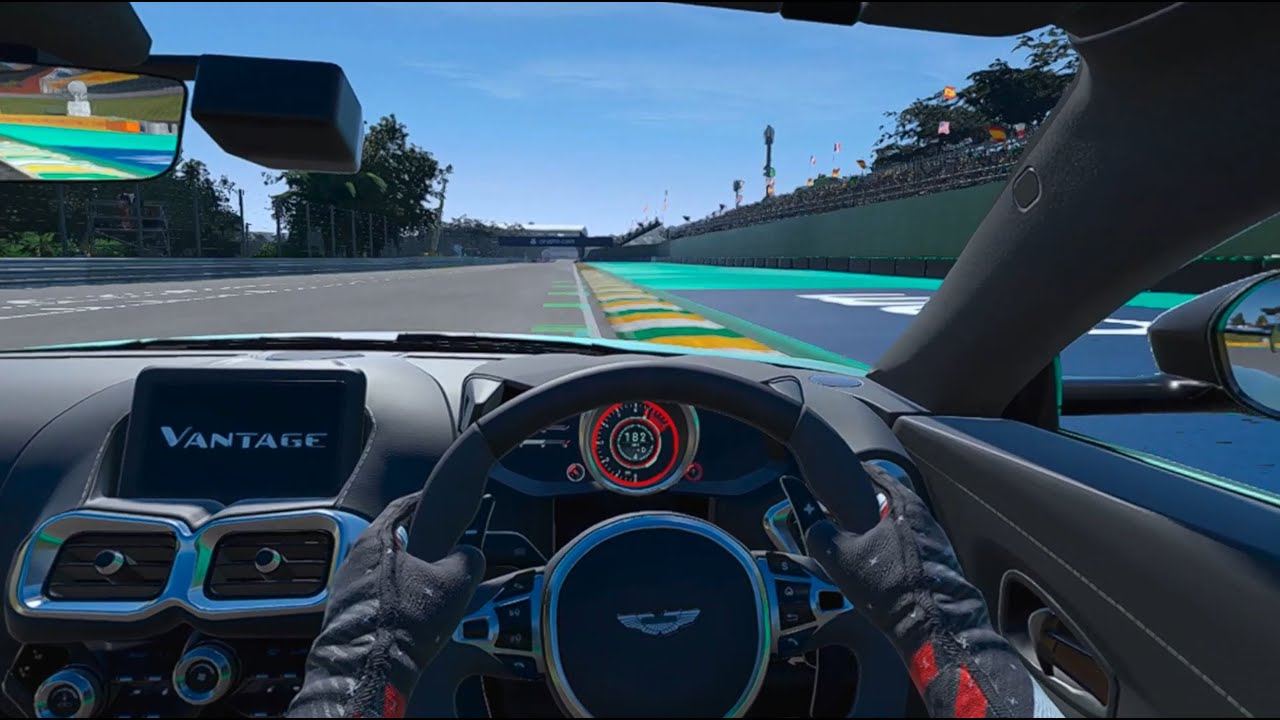 [F1 2022 VR] Brazil Circuit Aston Martin Vantage F1 Edition - YouTube