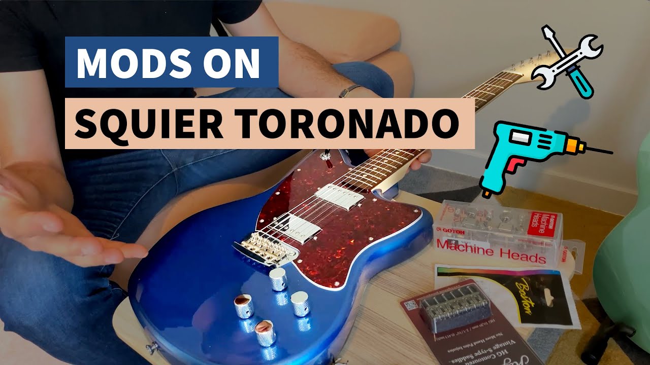 Mods on the Squier Toronado! (Subtitles available) Higwood Guitar ...