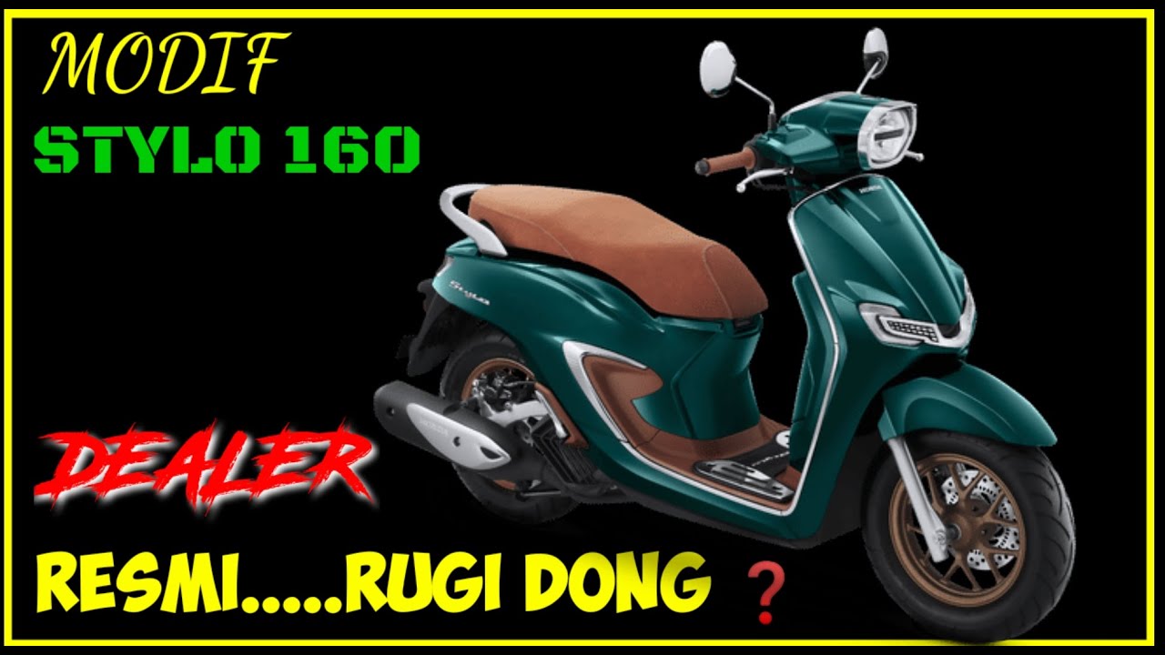 HONDA STYLO 160 modifikasi resmi Dealer - ketar ketir makin mirip ...