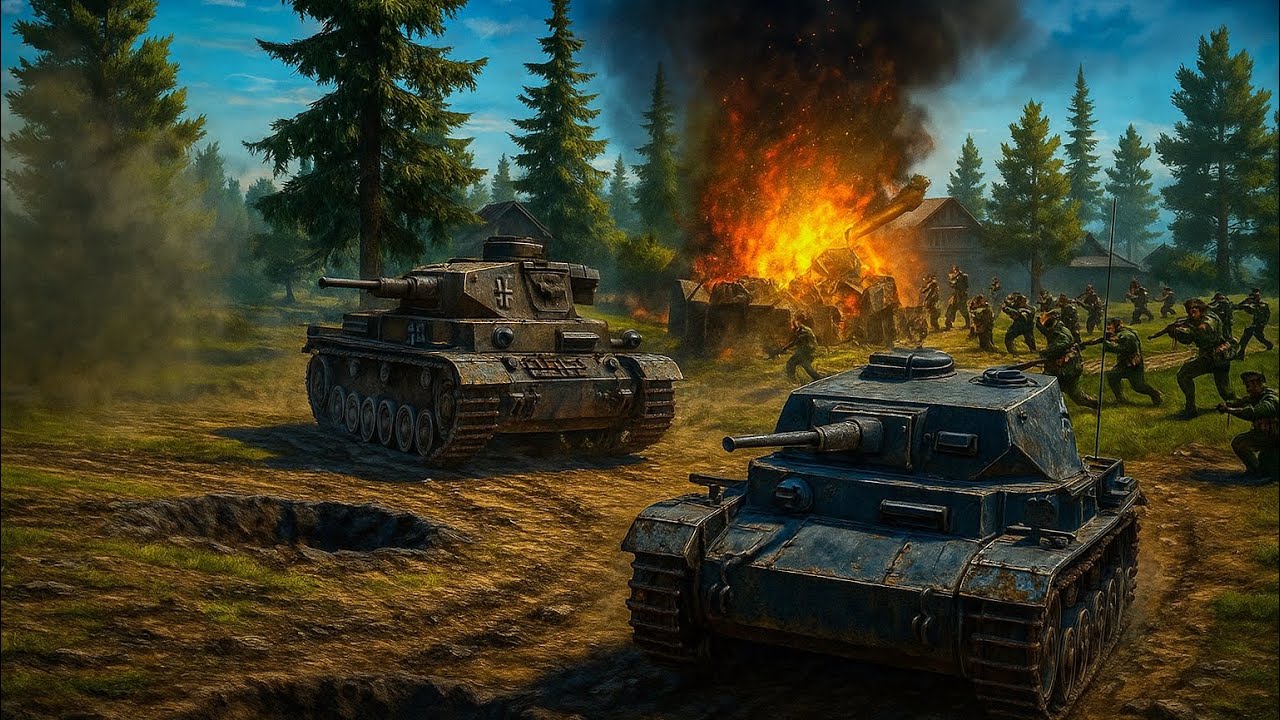 Germany launched an attack on the Soviet's defensive positions ...