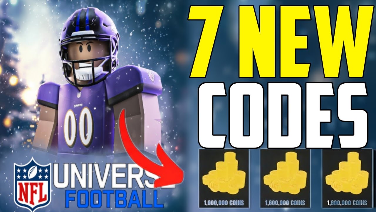 ⚡Christmas ! CODE🎄NFL UNIVERSE FOOTBALL CODES 2025 JANUARY - ROBLOX ...