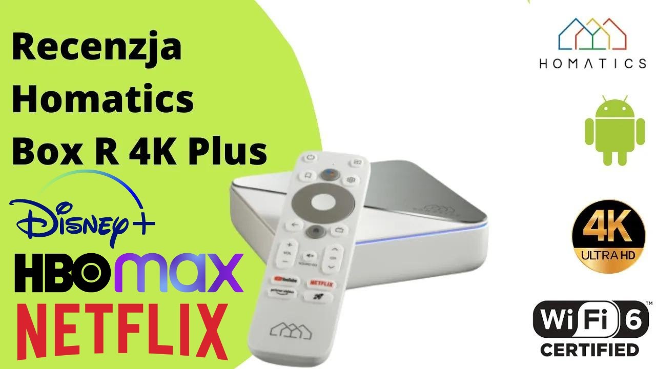 Homatics Box R 4K Plus - Najlepszy android box na rynku - Netflix ...