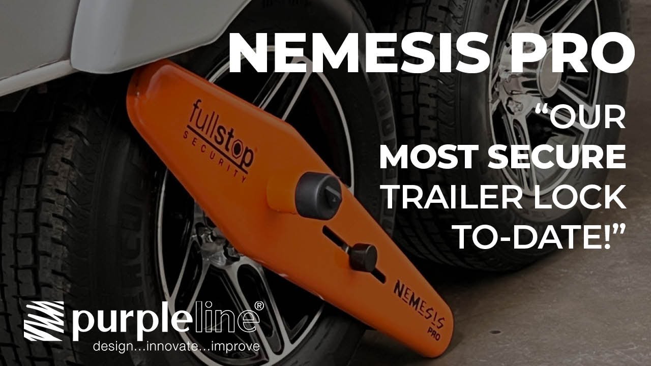 Ultimate Trailer Security - Nemesis Pro Wheel Lock - YouTube