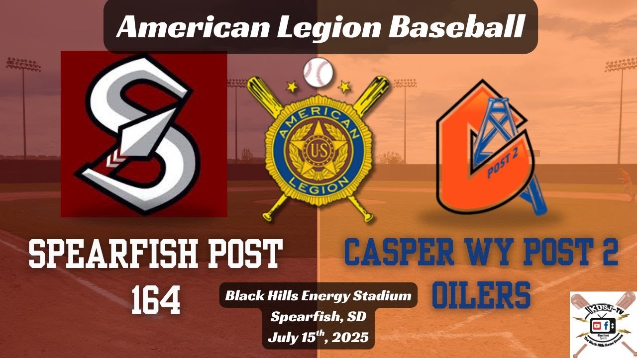 Game #1: Spearfish Post 164 vs Casper Post 2 Oilers (American Legion ...