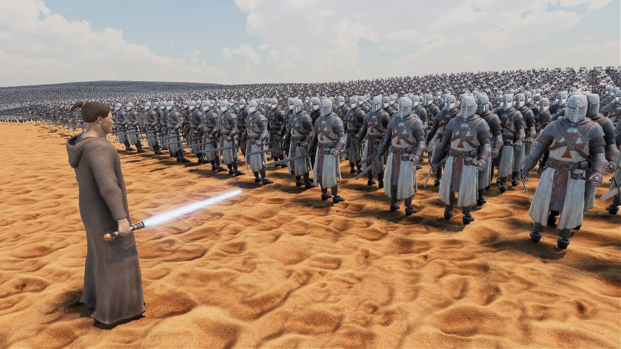 10,000 LASER KNIGHTS vs 300,000 TEMPLAR KNIGHTS - Ultimate Epic Battle ...