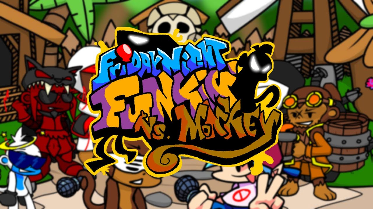 Friday Night Funkin' Vs. Monkey Full Week Mod Showcase - YouTube