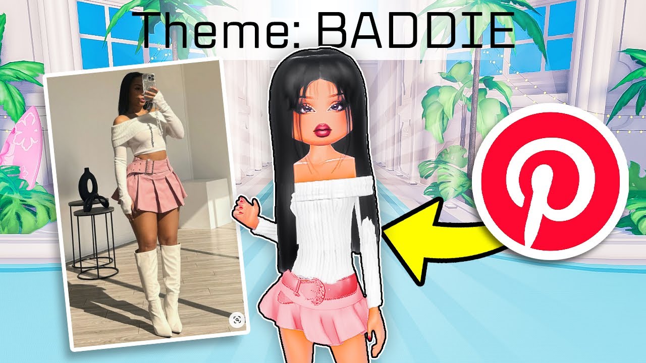 PINTEREST OUTFITS ONLY to win in DRESS TO IMPRESS! - YouTube