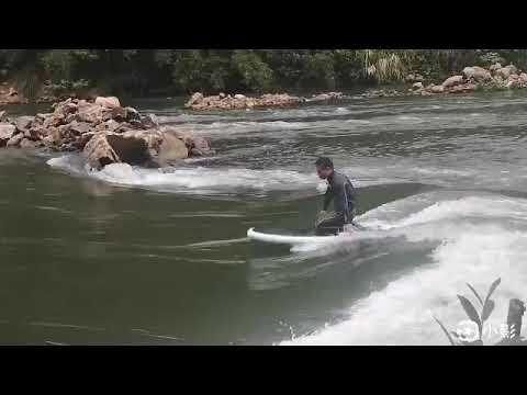 2020 Small Size SUP River Surfing in Fujian China - YouTube