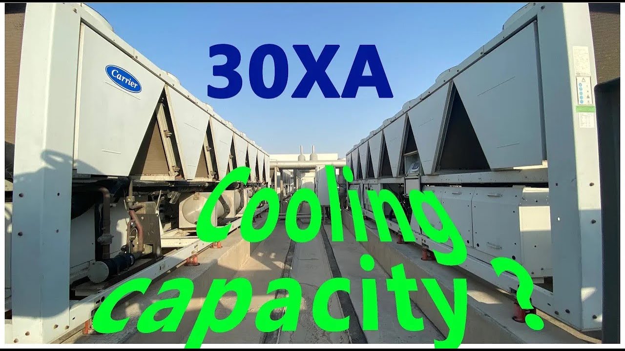 How to check capacity of carrier chiller 30XA #hvac #carrier #cooling # ...