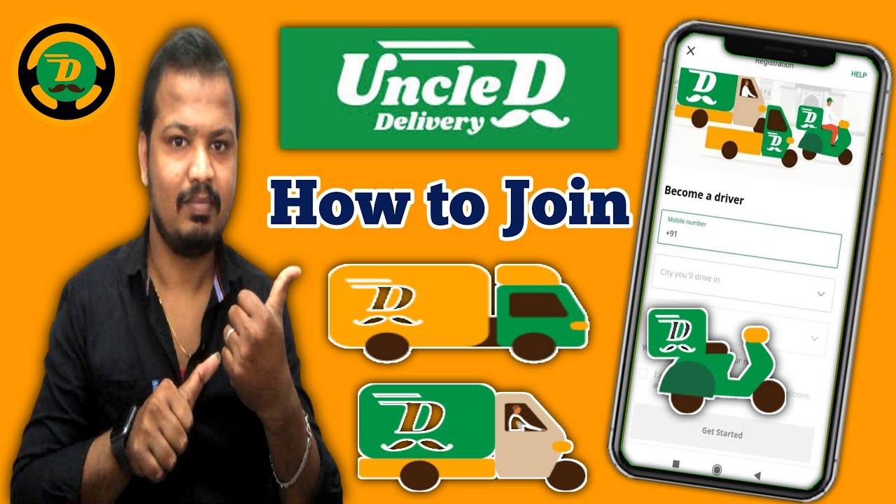 Uncle Delivery Driver App || How To Join Uncle Delivery App | Complete ...