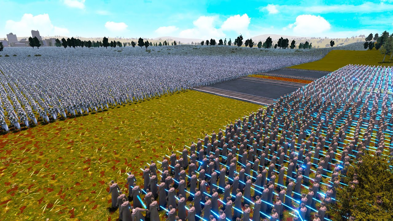 Laser Knights vs 1M Knights Epic Battle | Ultimate Epic Battle ...