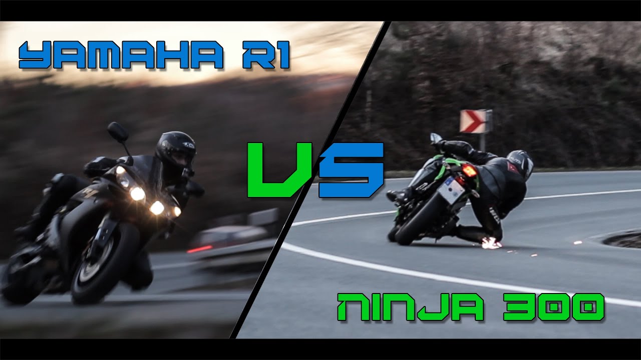 Racing Twisties #1 R1 vs Ninja 300 |RAW| - YouTube