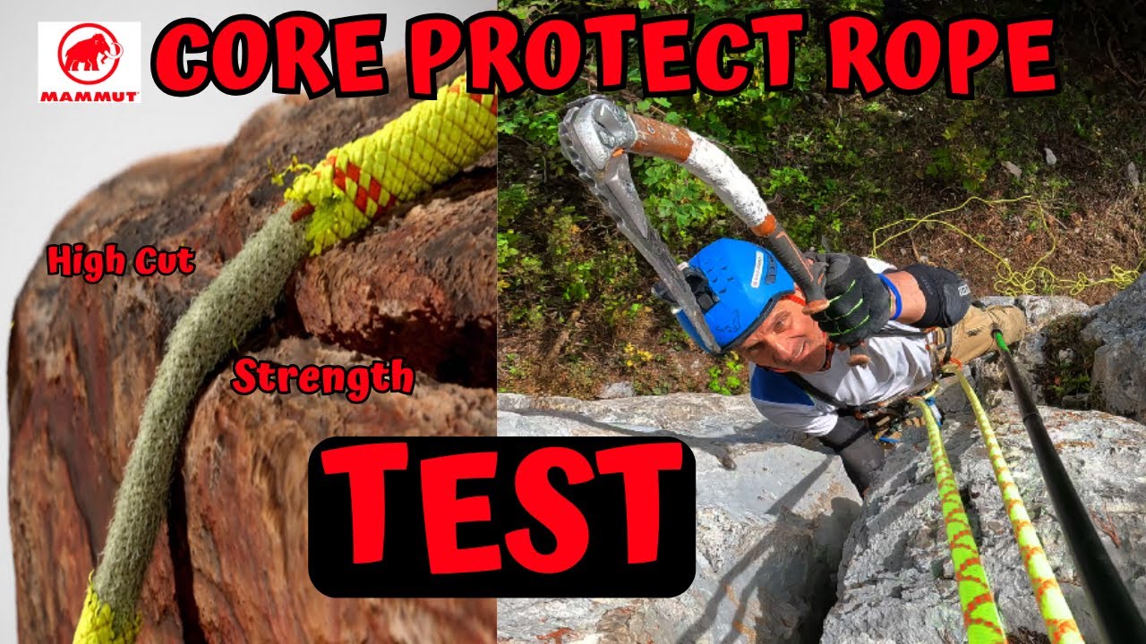 Mammut New Core Protect Rope - Solo Climbing Test - YouTube