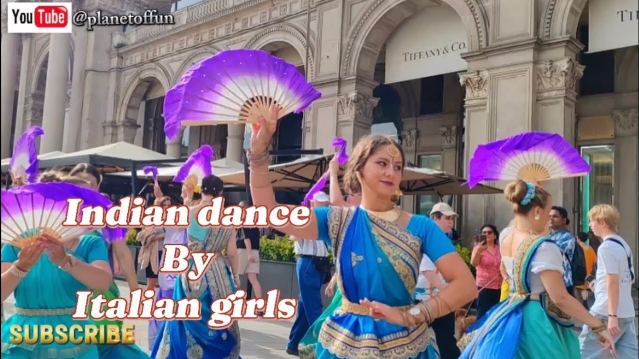 Italian girls dancing Indian style. so beautiful 🥰 - YouTube