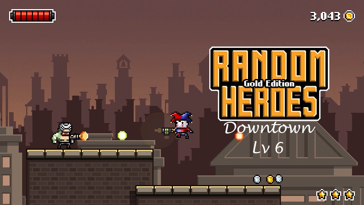 Random Heroes: Gold Edition - DOWNTOWN - Lv06 - YouTube