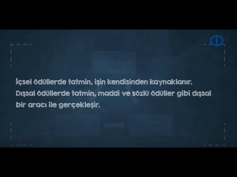 İNSAN KAYNAKLARI YÖNETİMİ - Ünite 5 Konu Anlatımı 1
