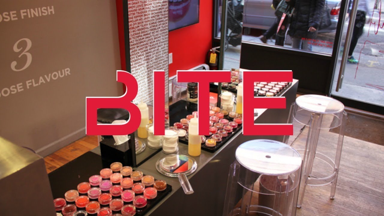NYC BITE LIP LAB EXPERIENCE PLUS MY CUSTOM LIPSTICKS - YouTube