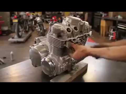 Proses Restorasi motor Honda Tua 4 Silinder - YouTube