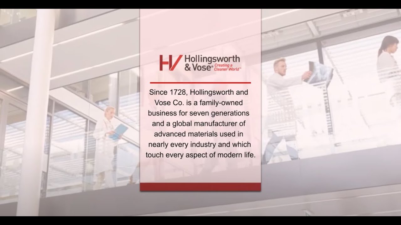 Hollingsworth & Vose: Company Overview - YouTube