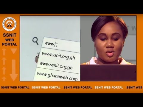 SSNIT Web Portal Demonstration - YouTube