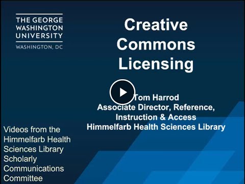 Creative Commons Licensing - YouTube