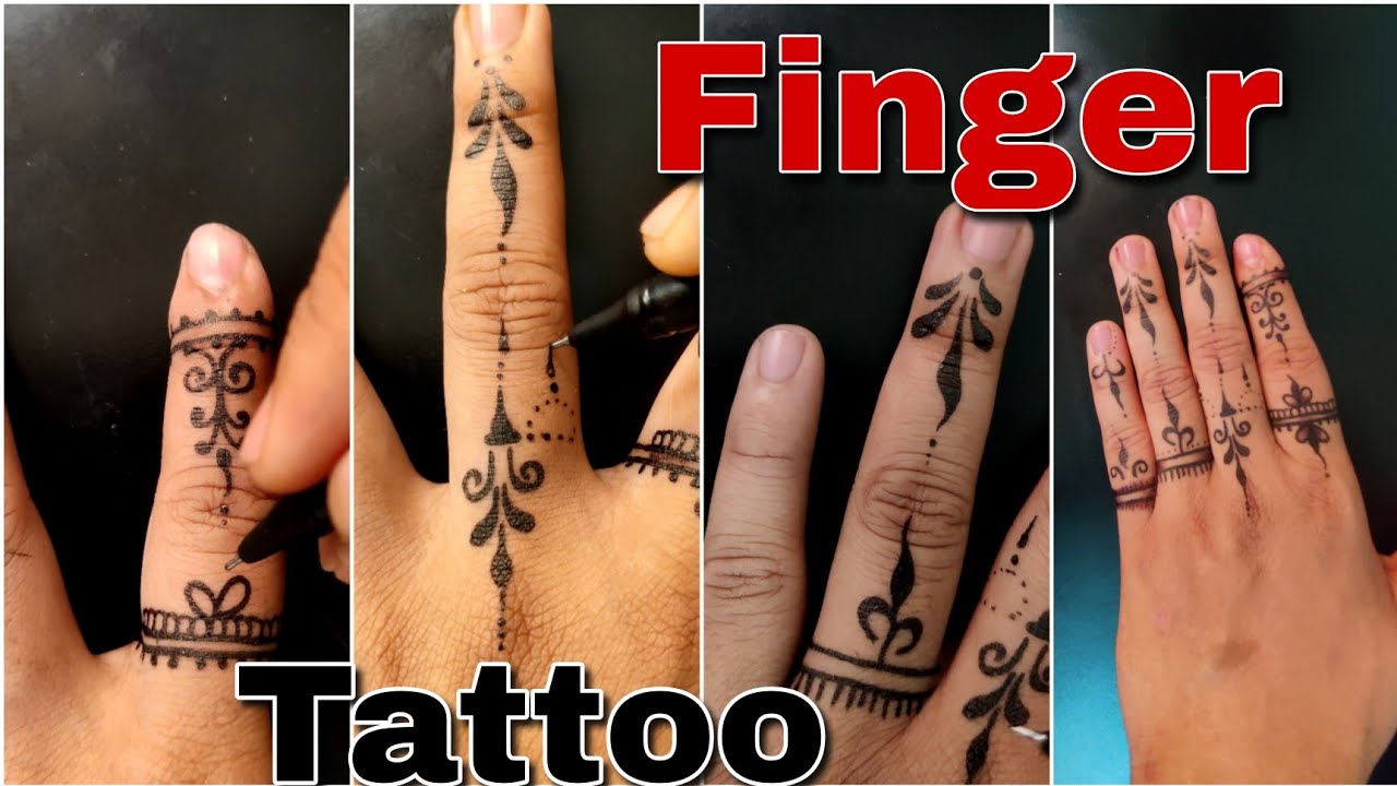 Amazing finger tattoo for male and female unique beautiful tattoo ...